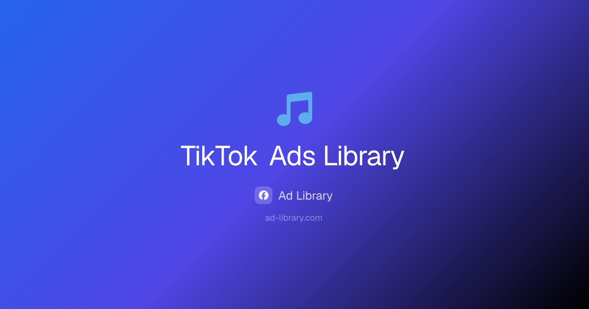 TikTok Ads Library – Parcourez et analysez les publicités TikTok | Ad ...